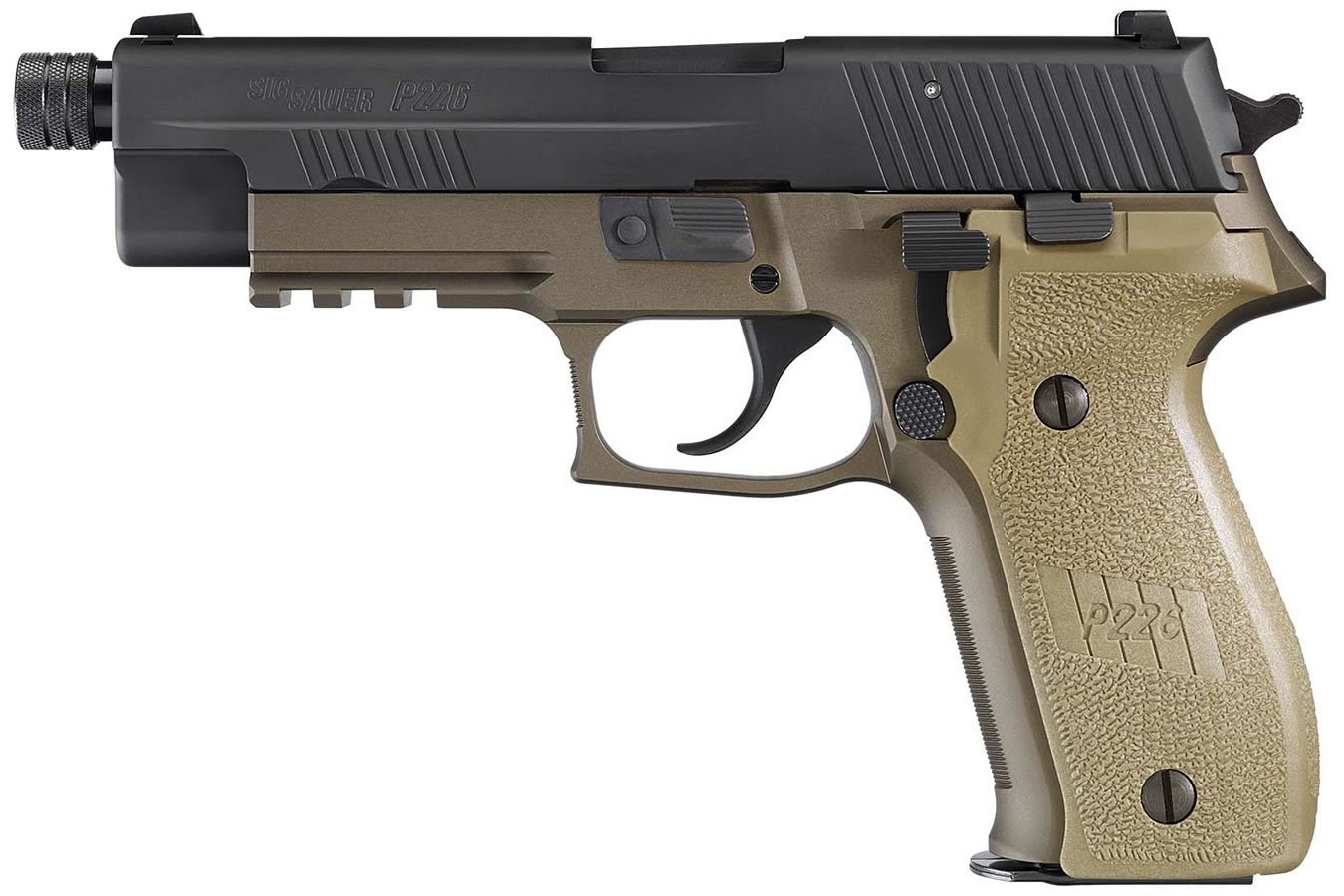 Buy P226 Combat 9mm FDE Pistol with Threaded Barrel online - Texas Gun ...