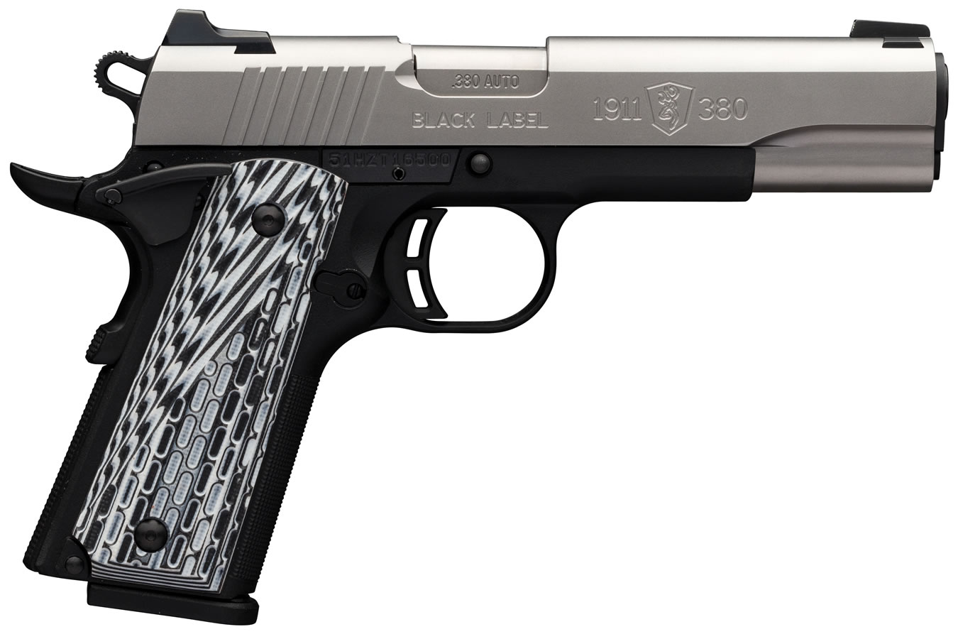 Buy 1911-380 Black Label Pro 380 ACP Stainless Full-Size Pistol online ...