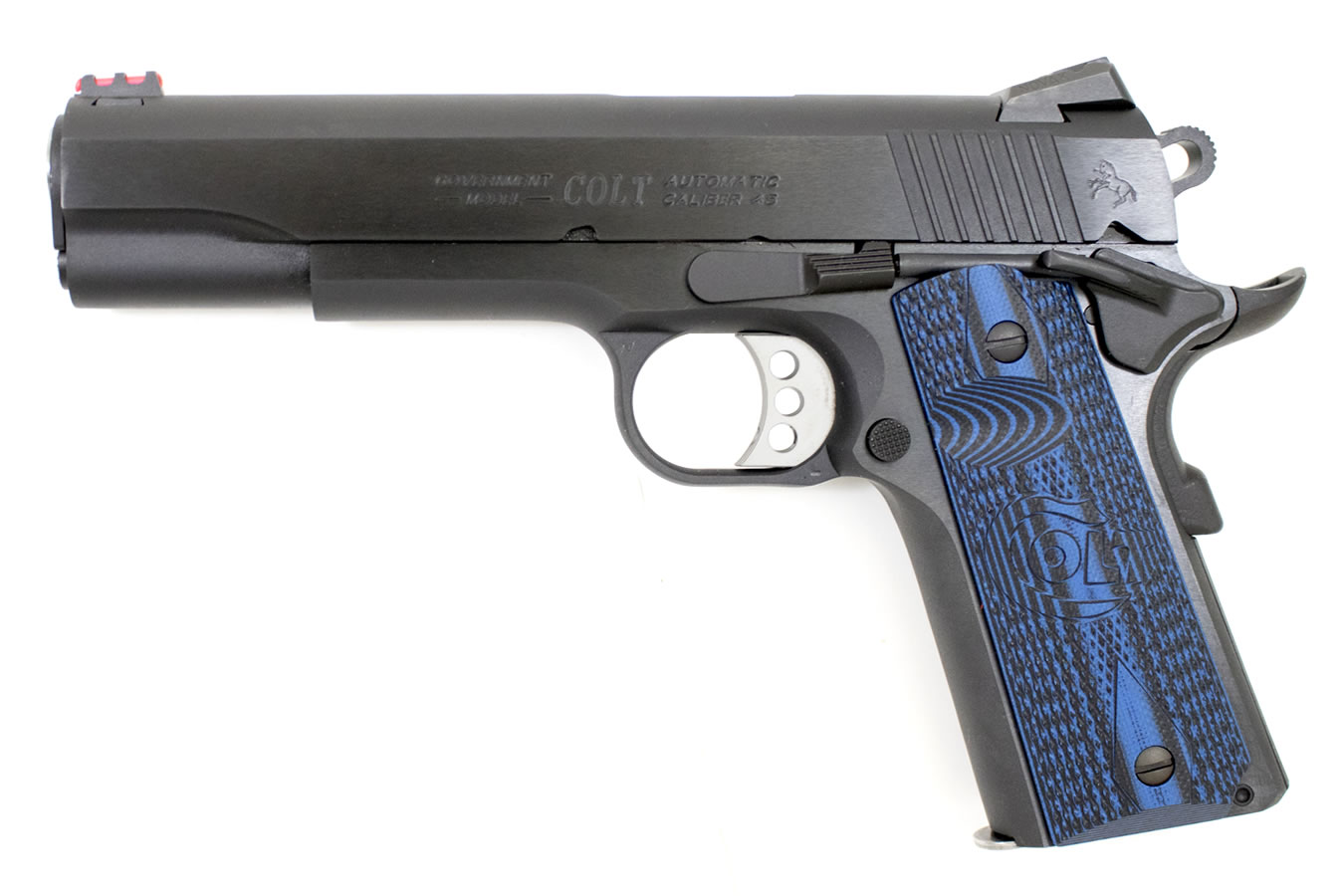 Buy 1911 Series 70 Competition 45 ACP Pistol with G10 Checkered Blue ...