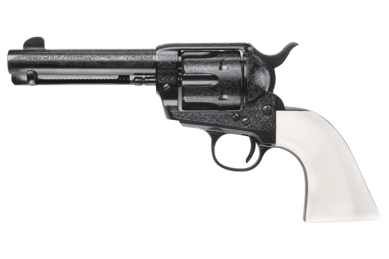 Buy The Shootist 45 Colt Single-Action Revolver with Enhanced Engraved ...