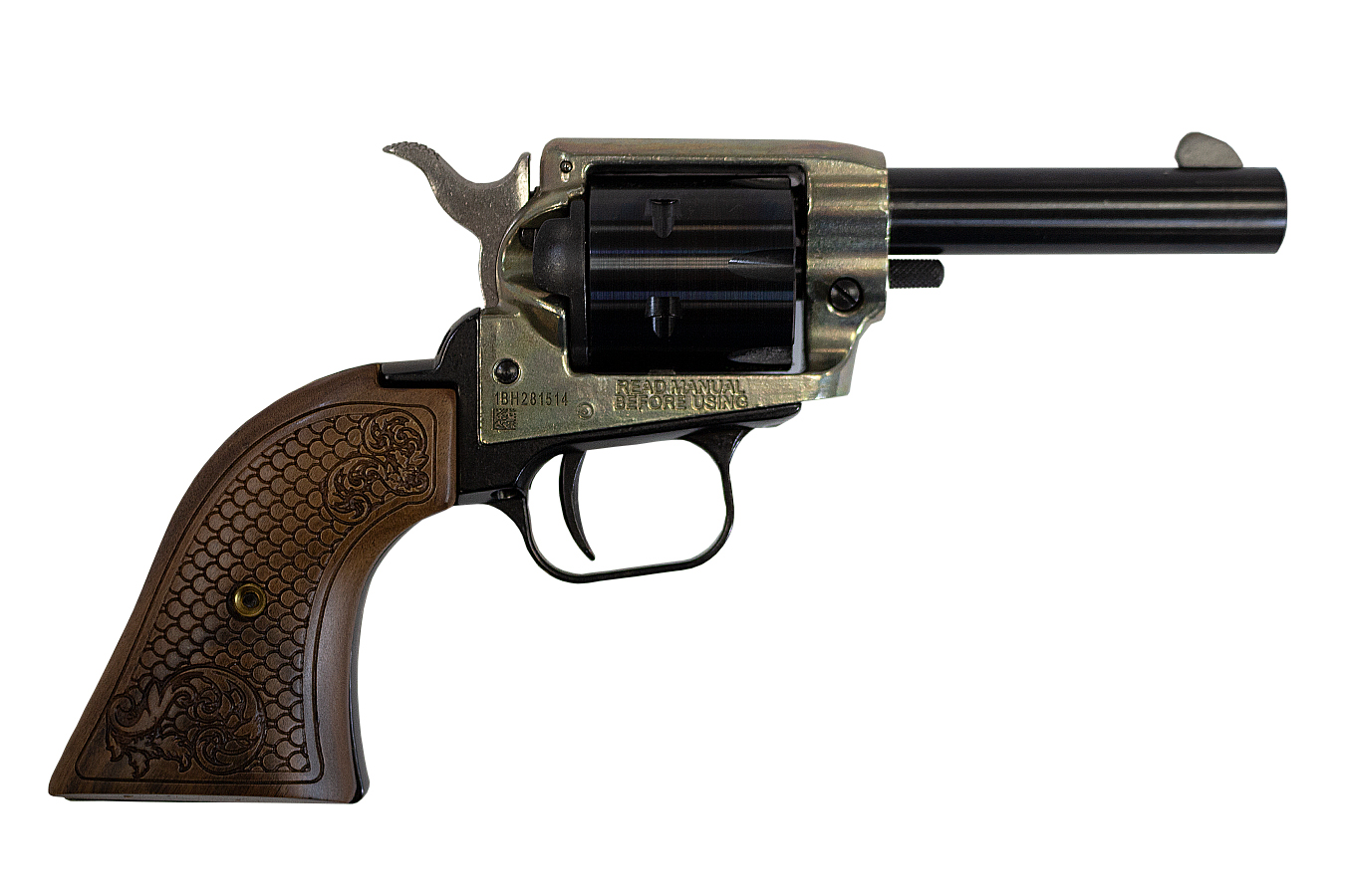 Buy Barkeep 22 LR Revolver with Custom Scroll Wood Grip and 3 Inch ...
