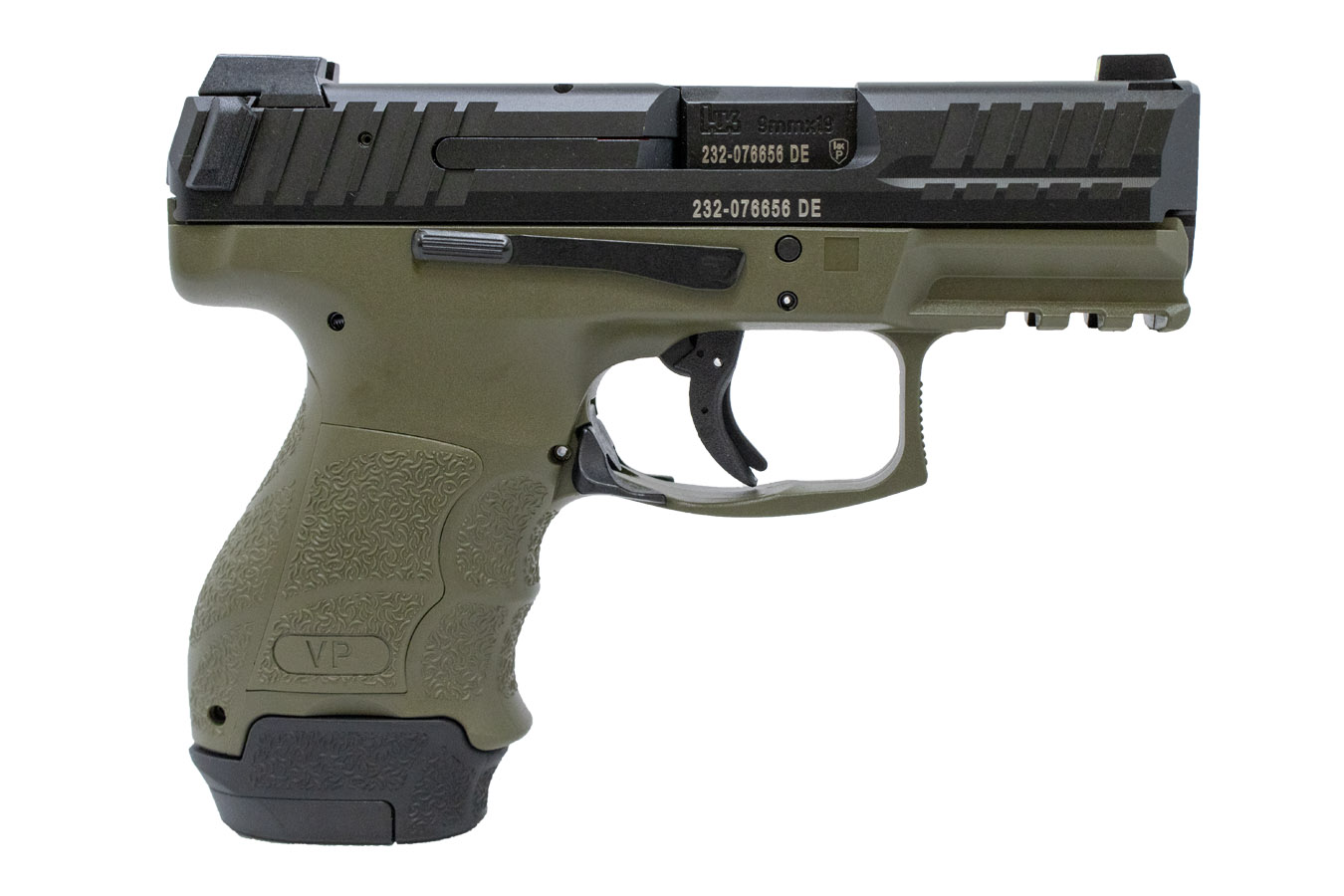Buy VP9SK Subcompact 9mm Pistol with OD Green Frame and Night Sights ...