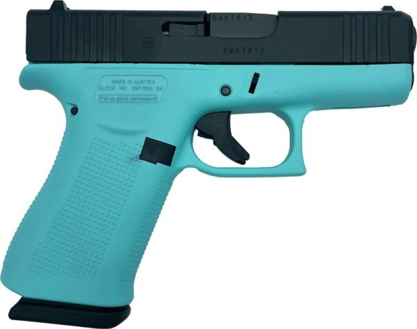 Buy GLOCK 43X “TIFFANY BLUE” 9MM 3.41″ BARREL 10-ROUNDS GRABAGUN ...