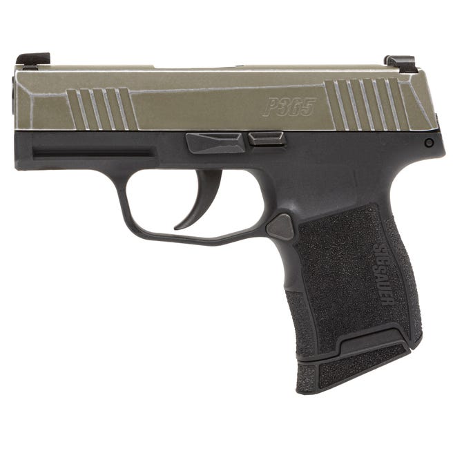 Buy SIG SAUER P365 DISTRESSED OD GREEN 9MM 3.1″ BARREL 10 ROUNDS 2 ...