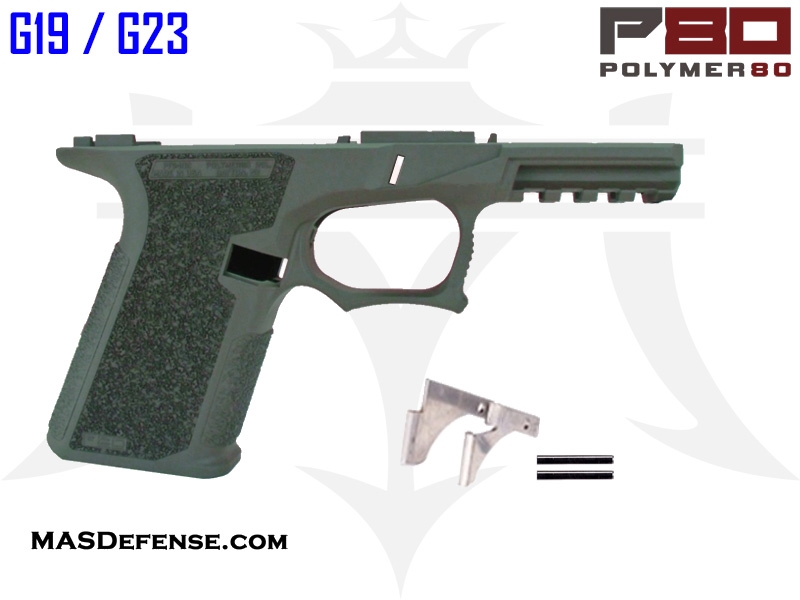 Buy Polymer80 BKC76 76% Bridge Frame Kit – G19/G23 Compatible, Cerakote ...