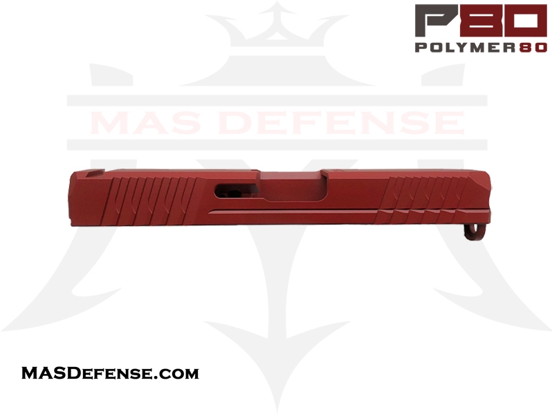 Buy Polymer80 9mm Stripped Slide for Glock 17 Gen 3 – Cerakote Crimson ...